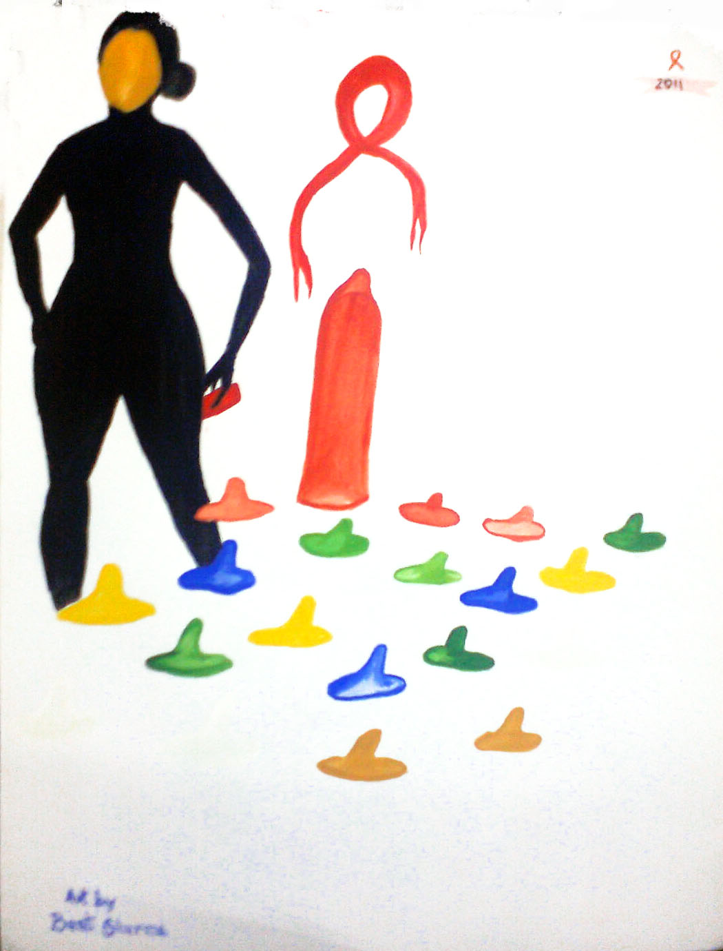World AIDS Day 2011 ArtWork by Phurailatpam Banti part 5