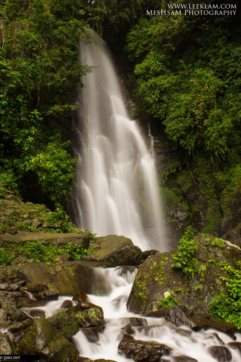 Sadu Chiru Waterfall at Leimaram 2012 Photo ArtWork by Mahesh Konsam