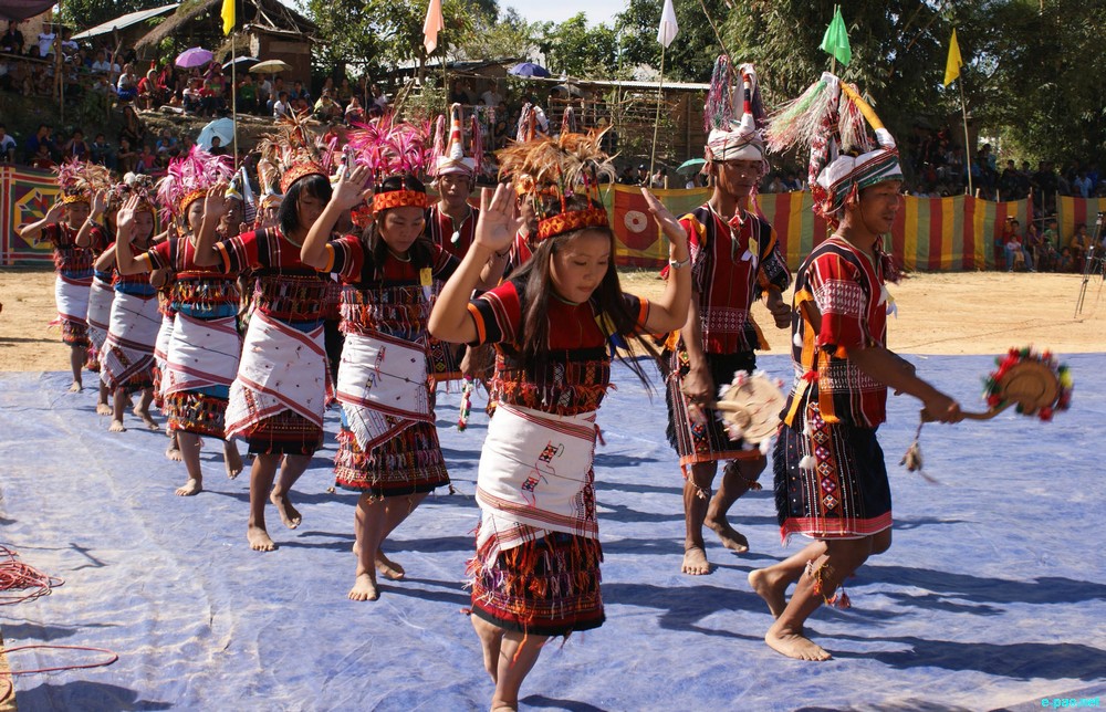 Cultural Programmes at Chandel District level Kut festival at Molnoi ...