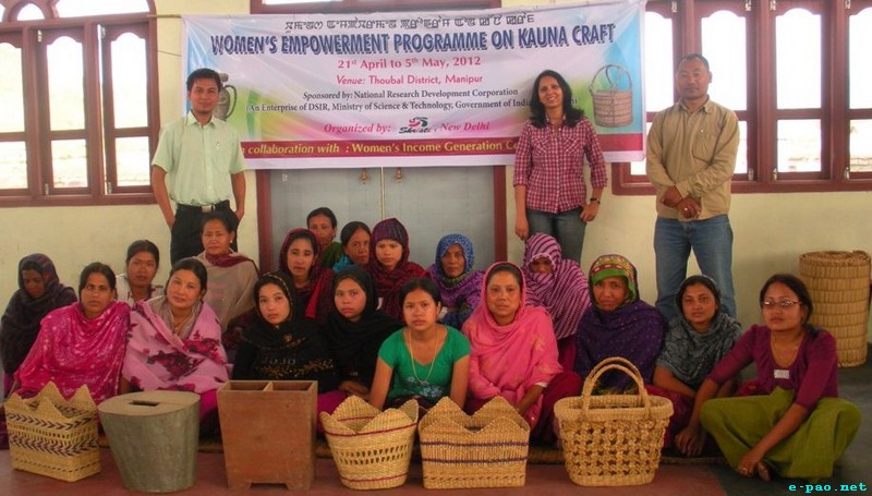 Women Empowerment Programme on Kouna Craft at Thoubal 20120514