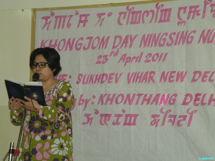 Khongjom Day Observation 2011 at New Delhi by Khonthaang :: April 23 ...