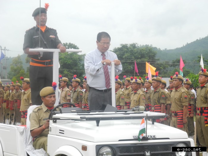 Independence Day 2011 at Chandel District Head Quarters Manipur