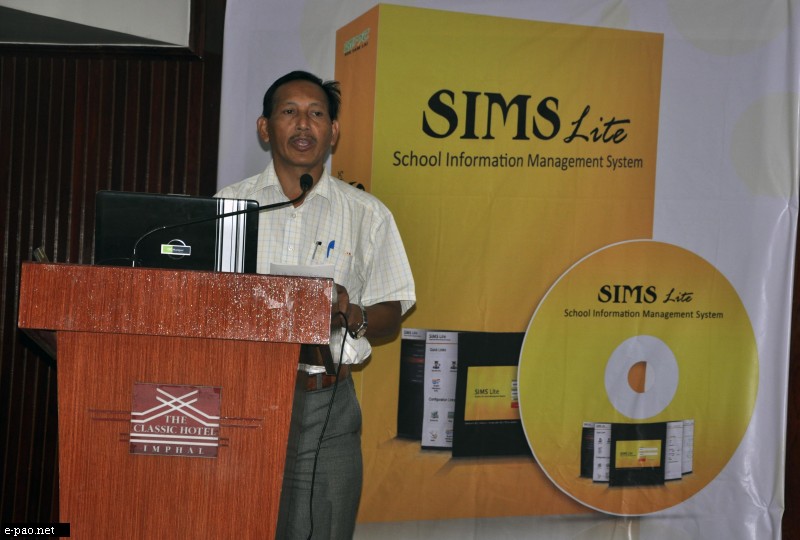 School Information Management System Software launched at Imphal 20121004